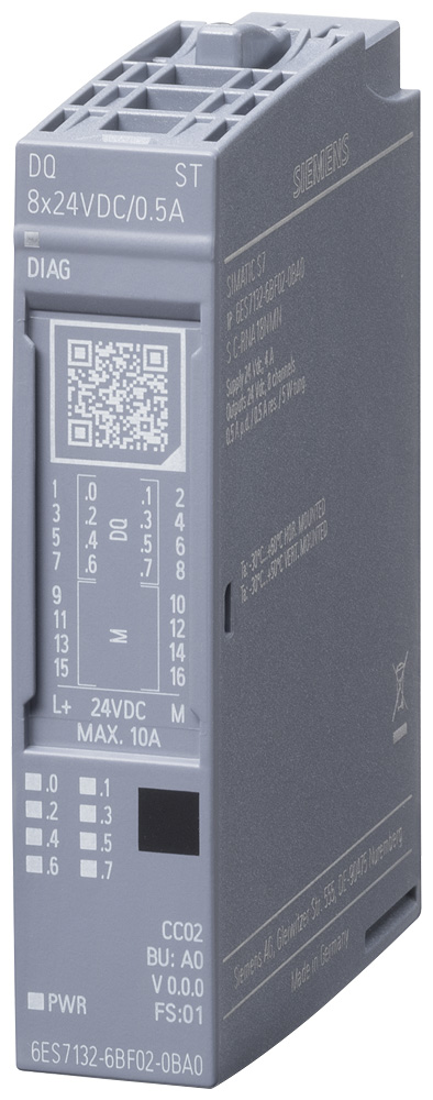 6ES71326BF010BA0 – SIMATIC ET 200SP, DIGITAL OUTPUT MODULE – RK Controls
